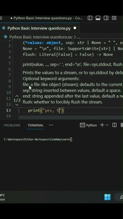 Python Interview Question Basic Interview Question Part 2 Pythoninterviewquestions