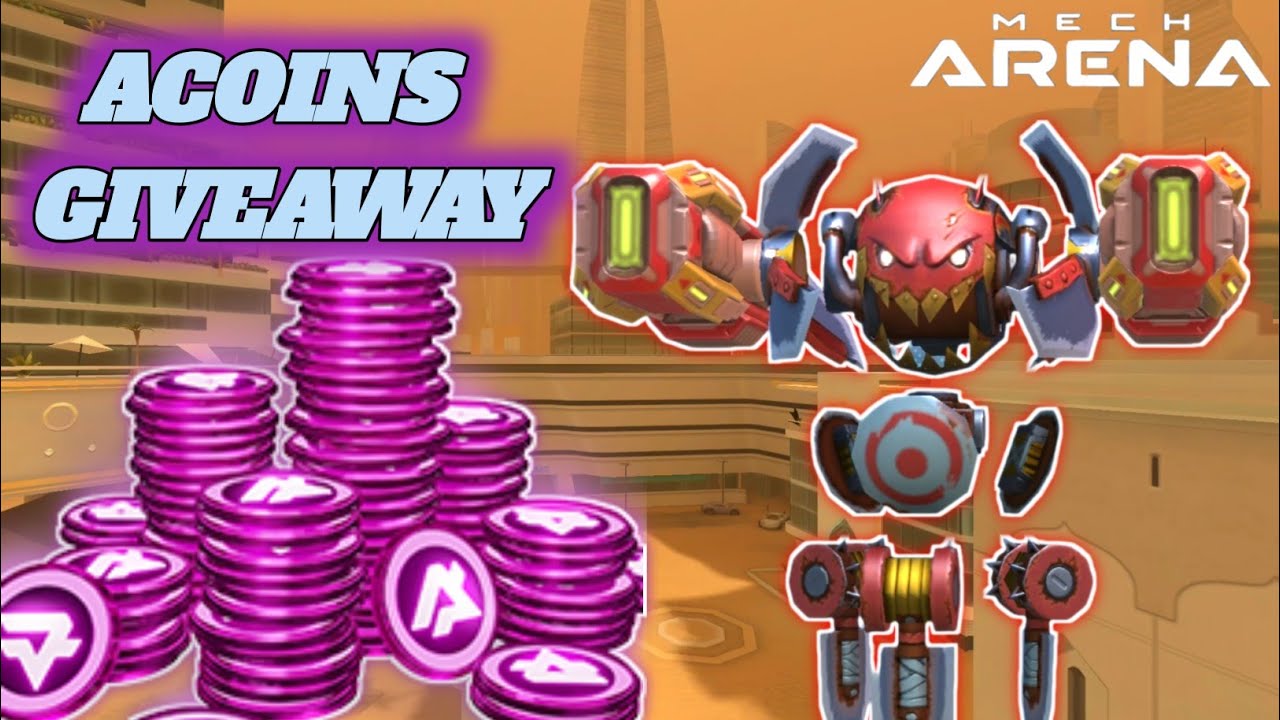 5K Acoins Giveaway #14 | Surge and Disruptor 12 Gameplay - Mech Arena ...