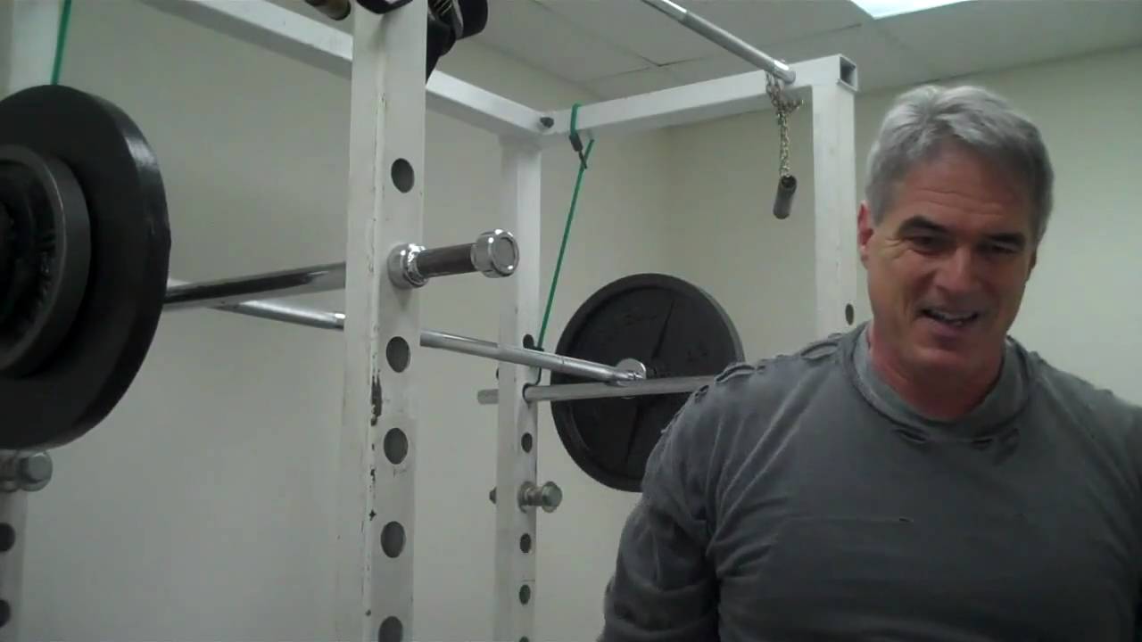 Reality Workouts Randy Long 2/19/10 Overhead Rack Presses 20 - YouTube