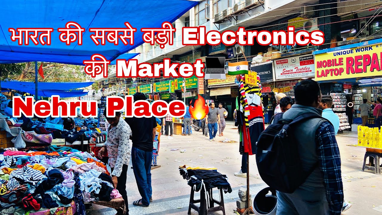 भारत की सबसे बड़ी Electronics की Market | Nehru Place | Nehru Place Pc ...