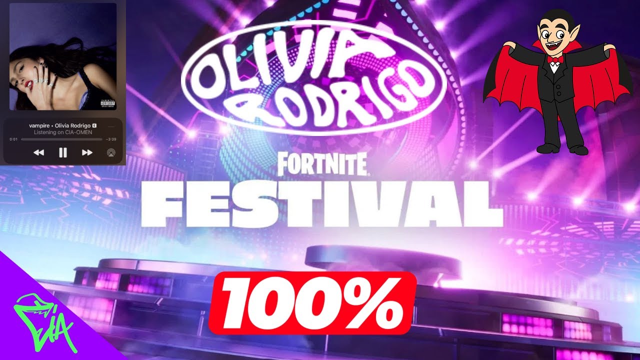 FORT FEST: OLIVIA RODRIGO - VAMPIRE 100% #fortnite #fortnitefestival # ...