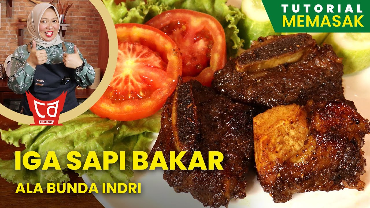 Resep Iga Sapi Bakar ala Bunda Indri - UDA AWAL - YouTube