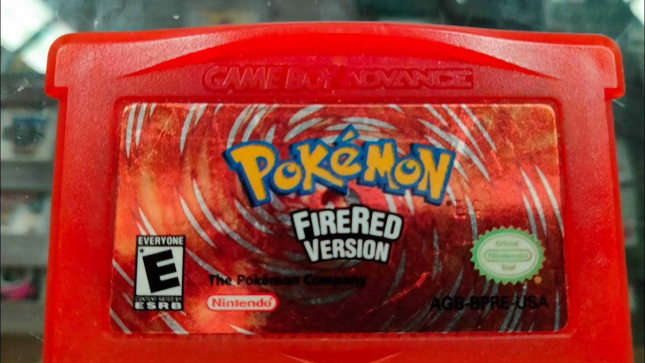Pokémon firered versión Nintendo gameboy advance - YouTube