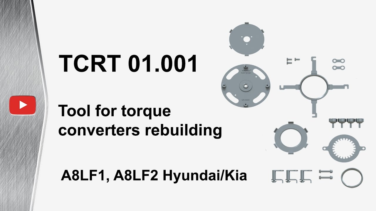 Tool for torque converters rebuilding A8LF1, A8LF2 Hyundai / Kia - YouTube