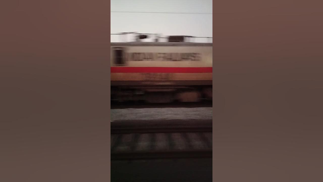 Train number 12295 Sanghamitra super fast express train crossing full speed #freeshortsreels # ...