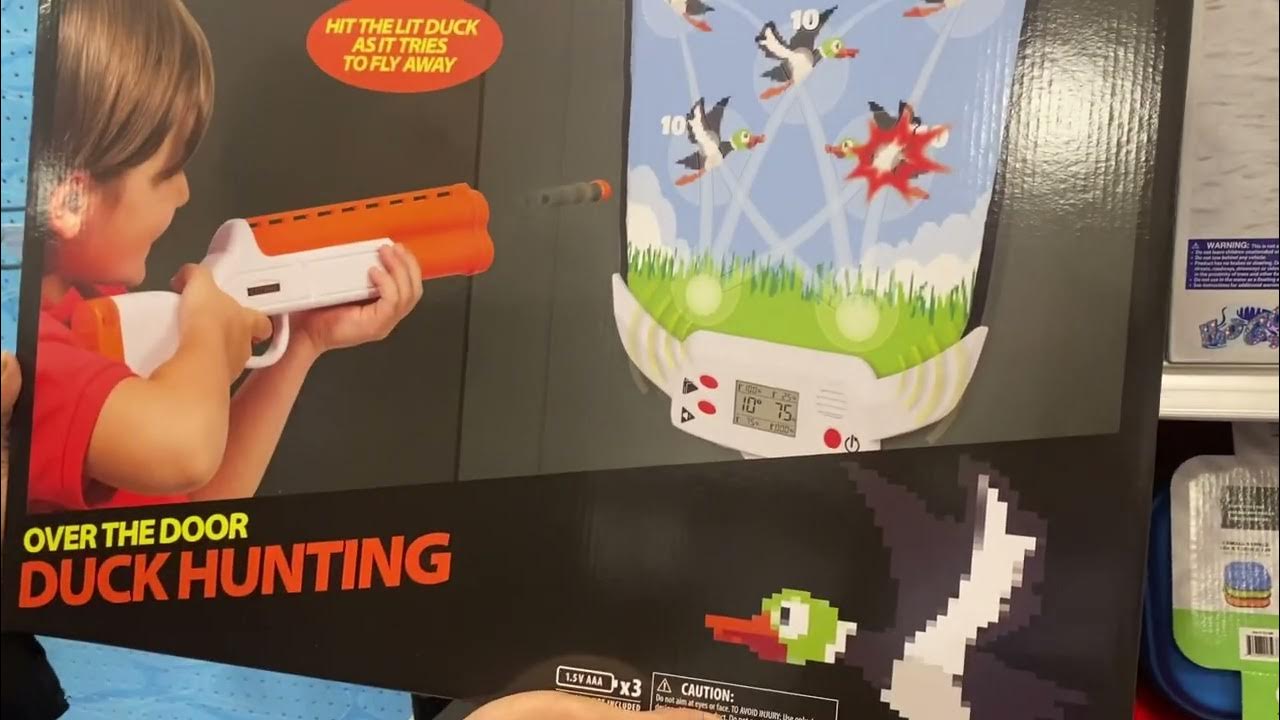 duck hunt as a door projector - YouTube