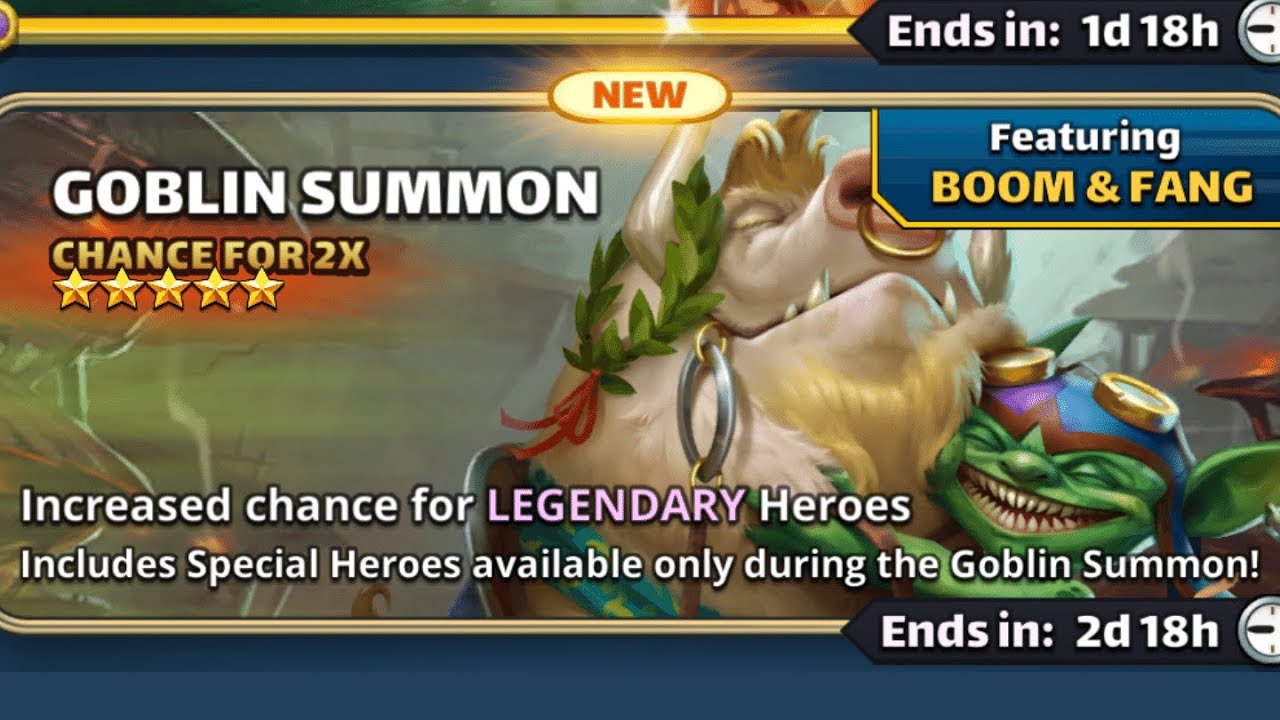 Empires & Puzzles - Goblin Summons feat. Madhammer and Boom and Fang ...