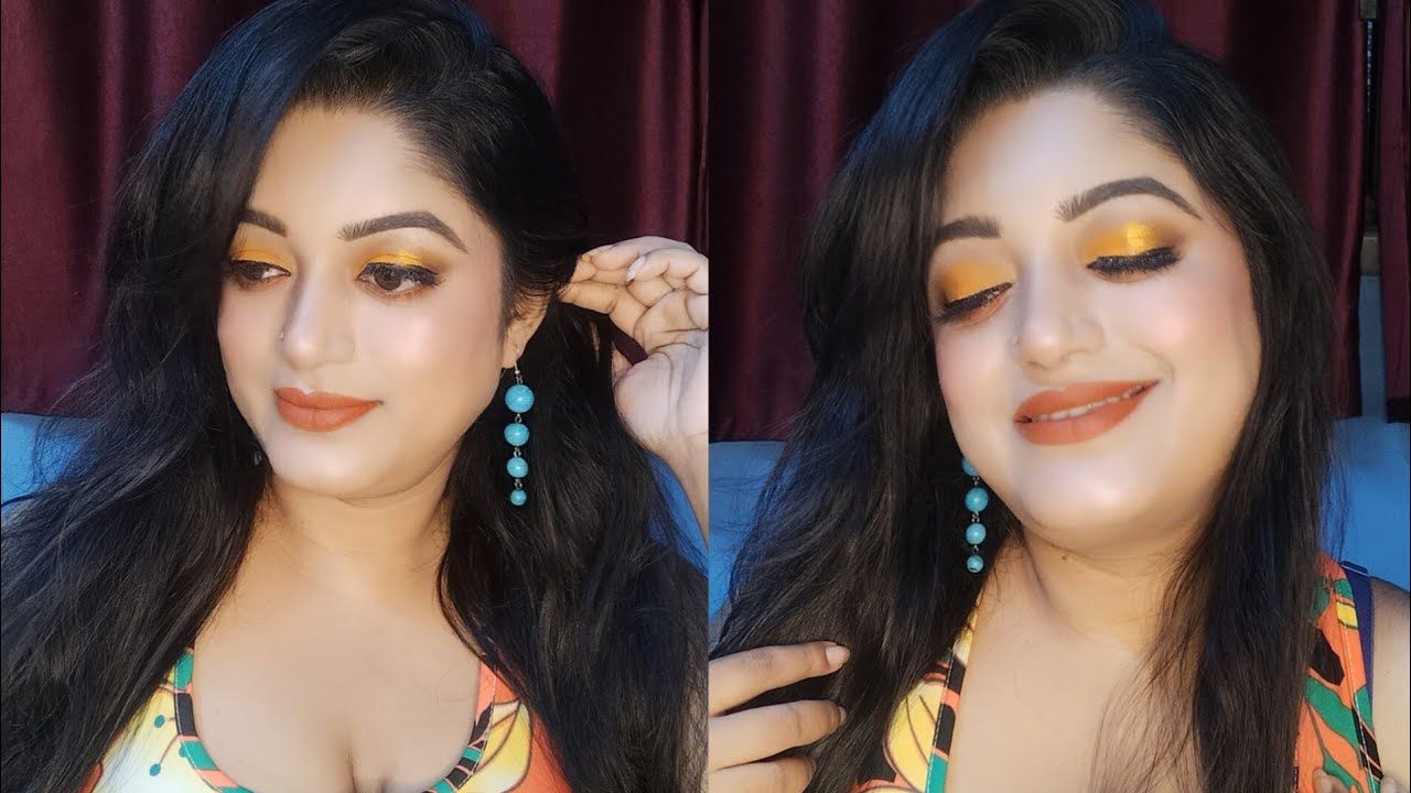 summer glam makeup look - YouTube
