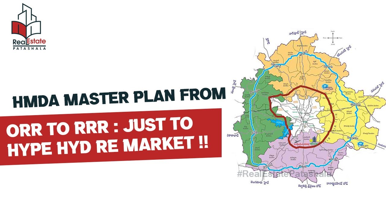 HMDA master Plan from ORR to RRR : Just to hype HYD RE market !! - YouTube