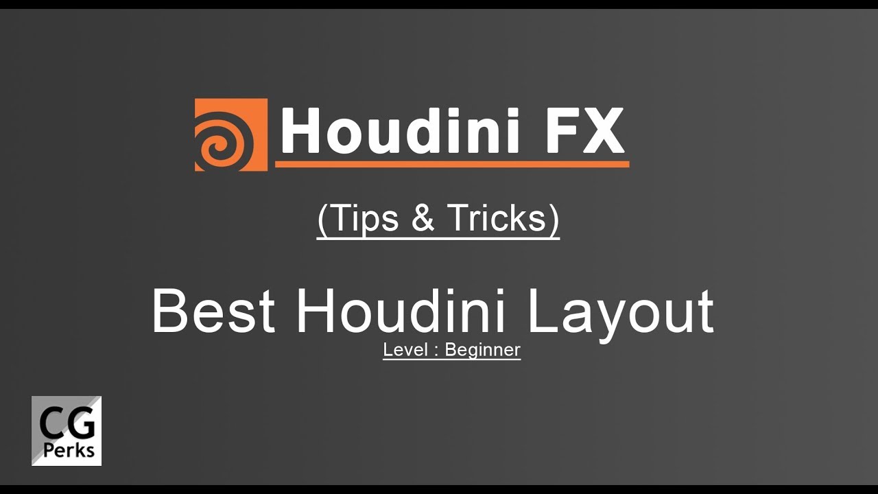 Houdini Best Layout Tutorial - YouTube