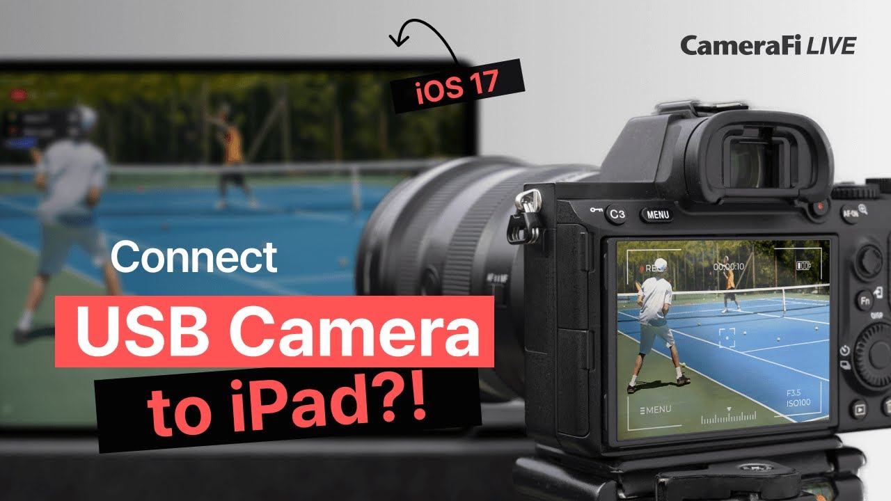 Connect USB Camera to iPad & Go Live with CameraFi Live - YouTube