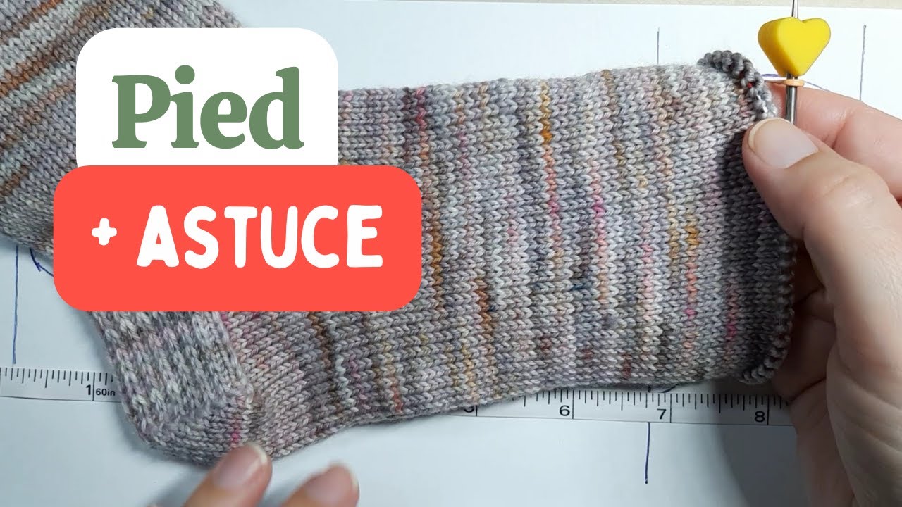 Tricot de bas mini circulaire : le pied + ASTUCE pour la longueur à ...