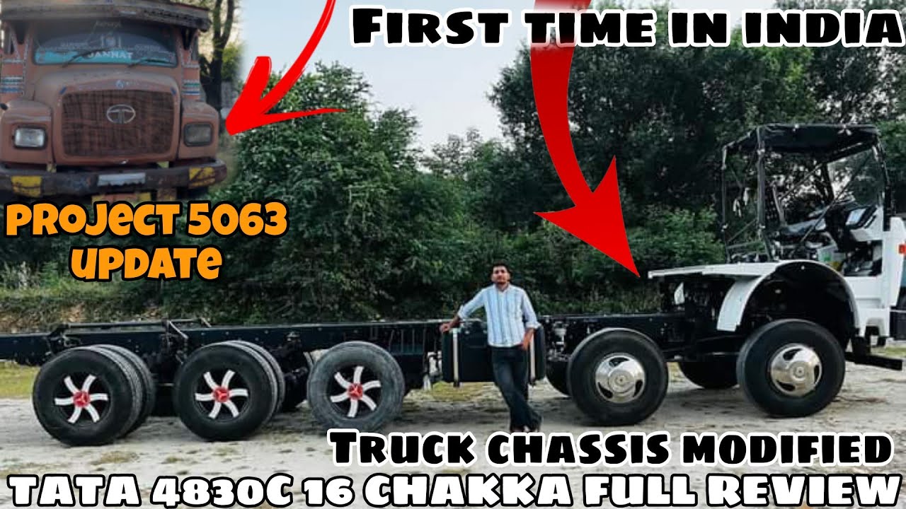 TRUCK CHASSIS MODIFIED FIRST TIME IN INDIA 💯 TATA 4830 FULL REVIEW ...