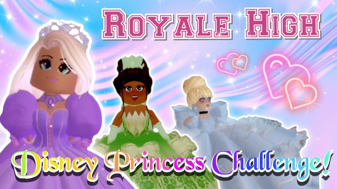 ROBLOX Royale High Disney Princess Dress Up Challenge ~ Recreating ...