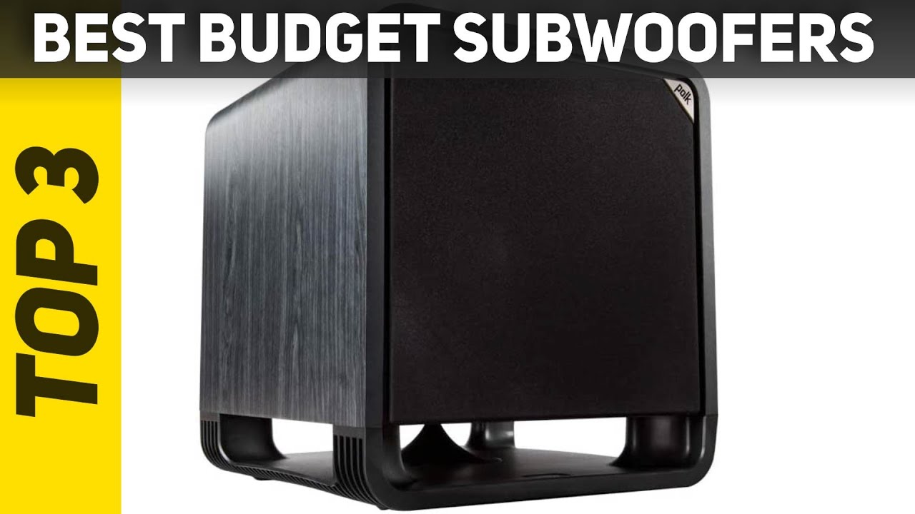 Top 3 Best Budget Subwoofers 2021 - YouTube