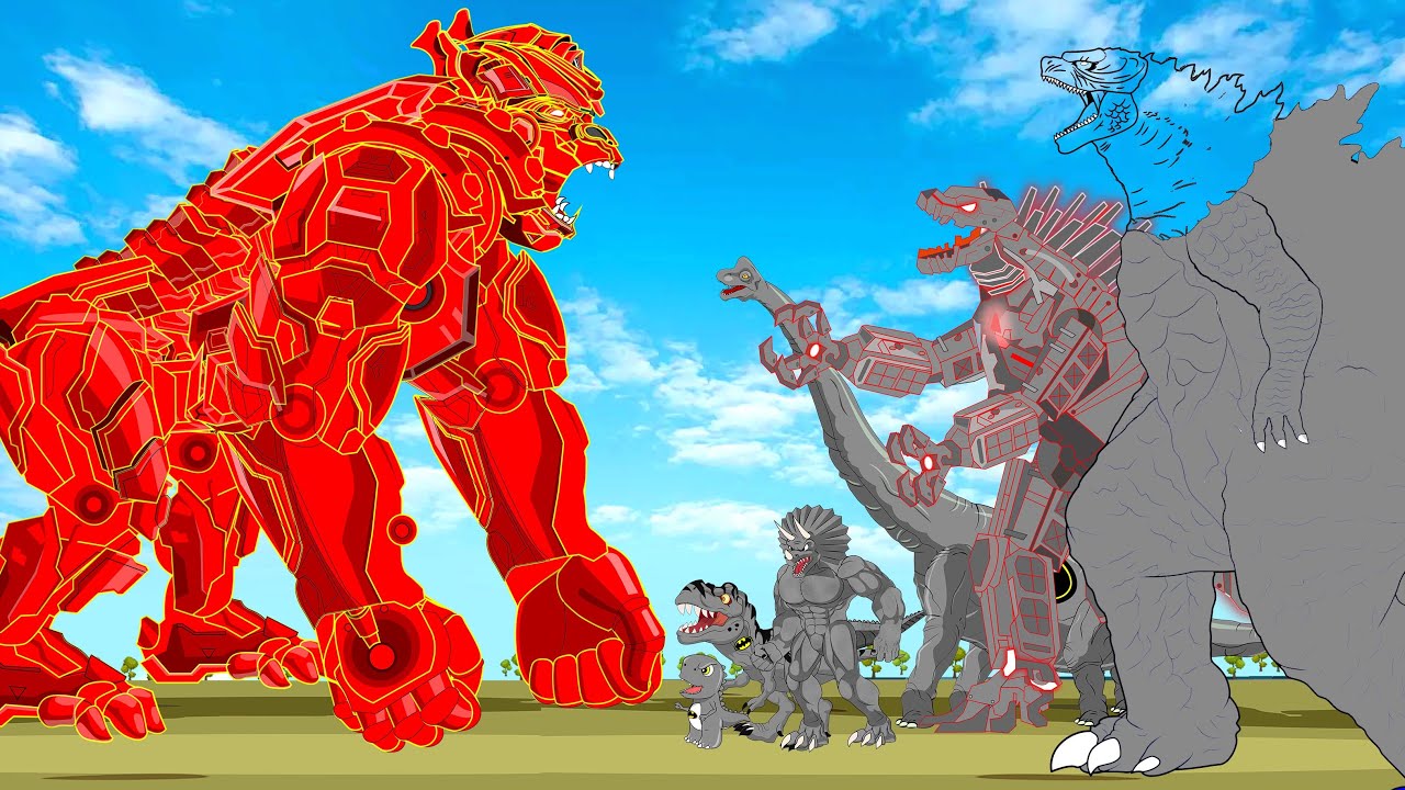 Rescue RED KONG ROBOT From GRAY GODZILLA EARTH: The Battle Against ...