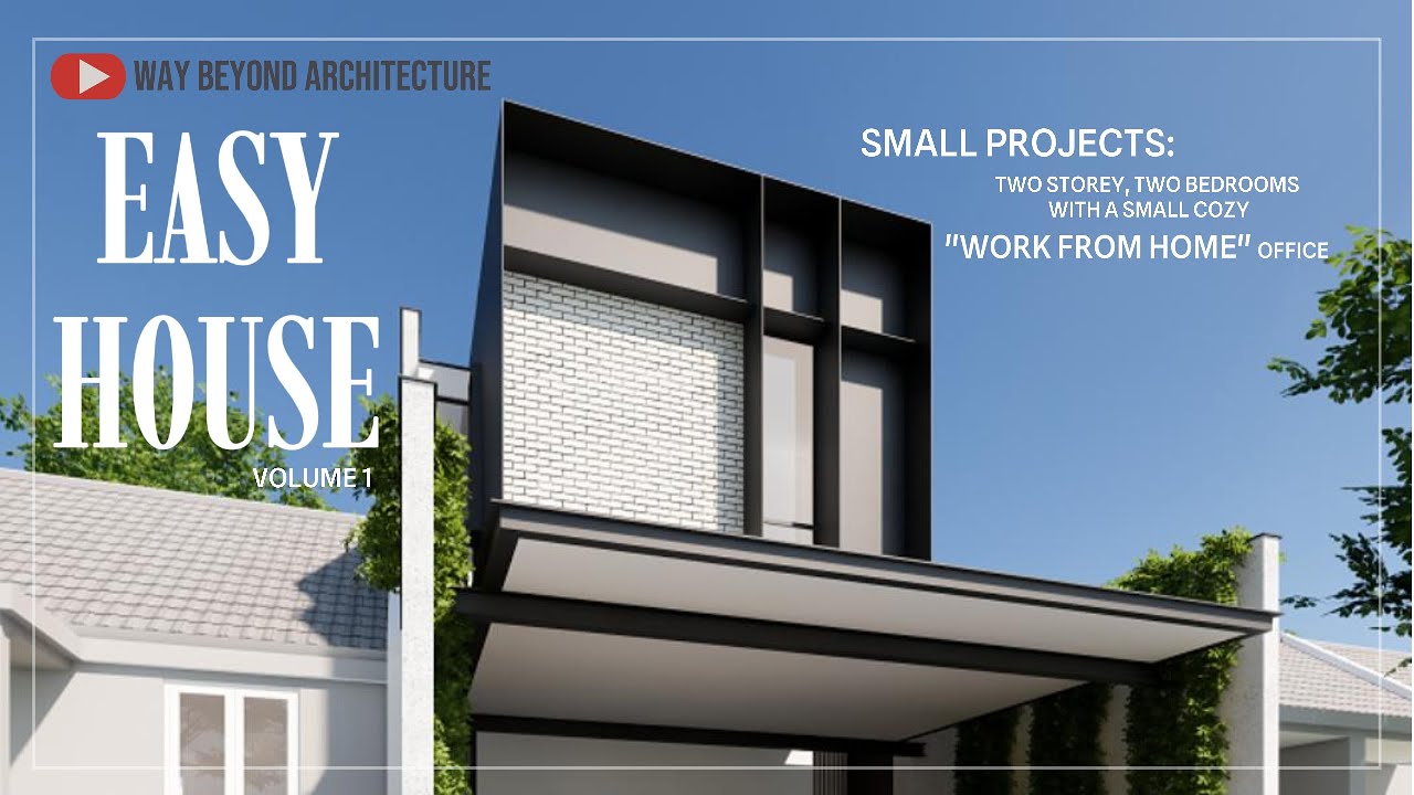 House design | Small house design 6x15 meters | Two bedroom house ...