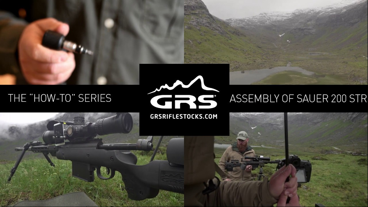 HOW TO ASSEMBLE A GRS BIFROST RIFLESTOCK ON A SAUER 200 STR / SSG 3000 ...