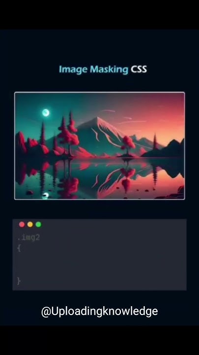 CSS Masking Effect Create Stunning Visuals with One Line! #coding #webdesign #cssanimation - YouTube