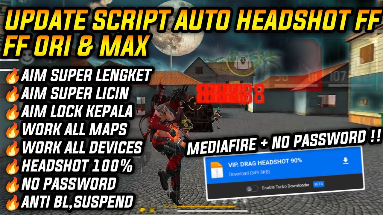UPDATE !! SCRIPT AUTO HEADSHOT FF 2023 ANTI BANNED 100% WORK FREE FIRE ORI & MAX !! NO SERVER ...