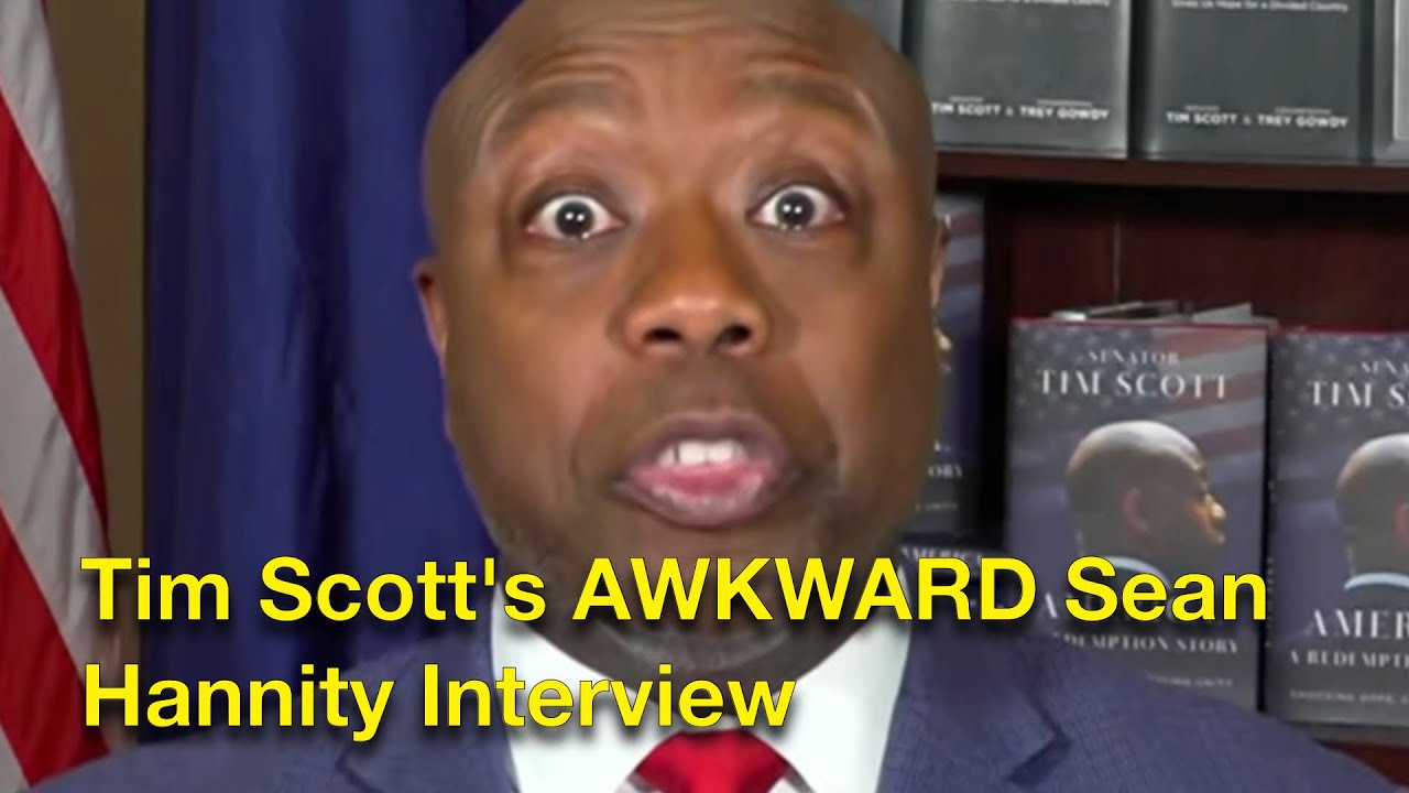 Tim Scott's AWKWARD Sean Hannity Interview - YouTube