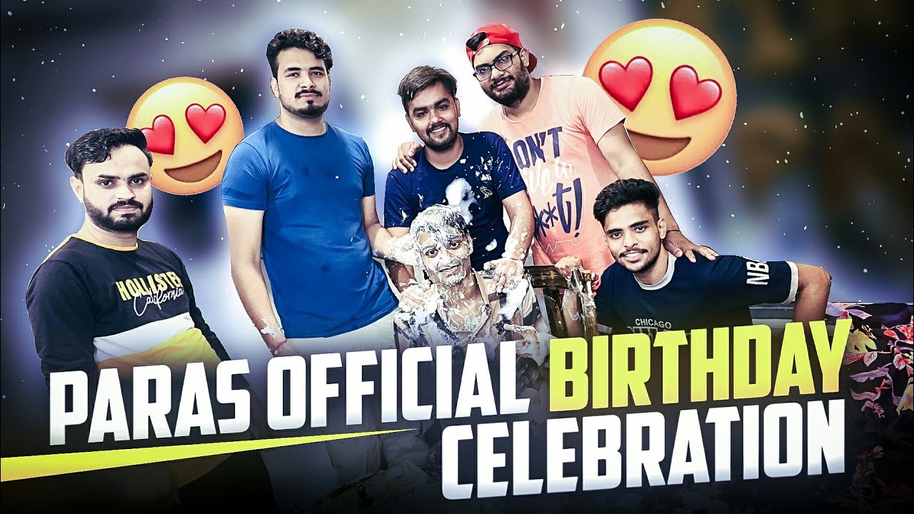 Paras Official Birthday Celebration Vlog 4 @ParasOfficialYT - SAMSUNG ...