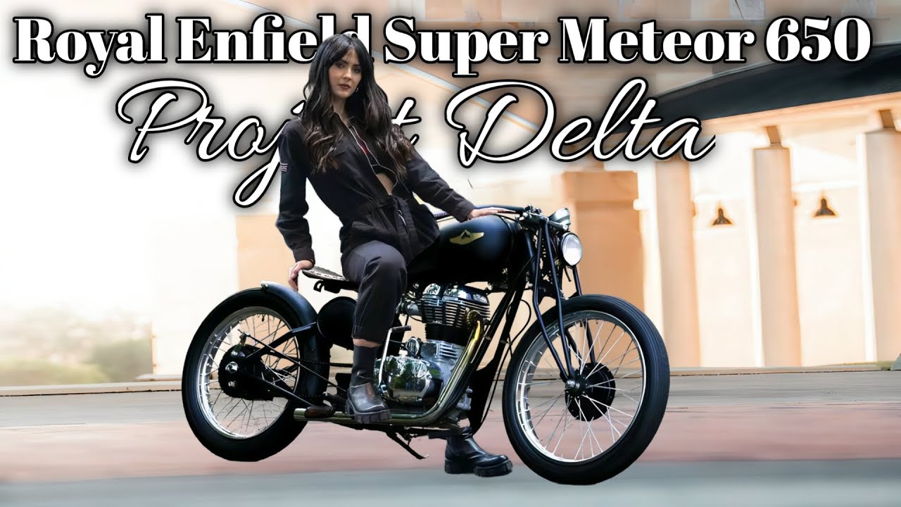 🔥Royal Enfield Super Meteor 650 Custom Bobber | The Full Story🔥 - YouTube