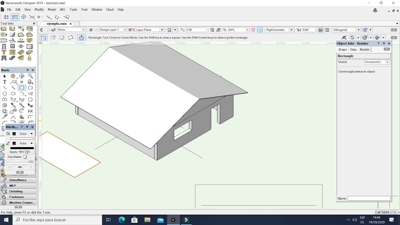 CLASE 5 VECTORWORKS TEXTURAS 3D - YouTube
