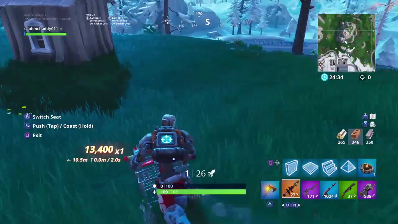 Fortnight gameplay (new map ) - YouTube