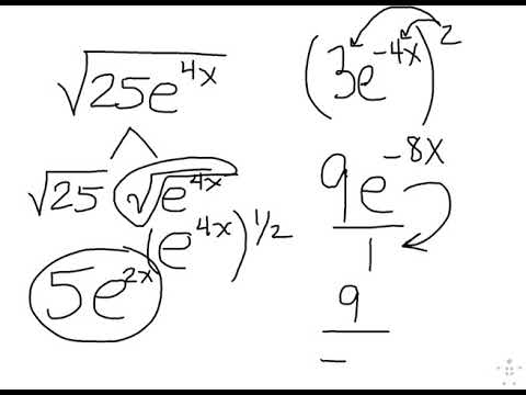 Section 6.2 - Algebra 2 - Natural Base, e - YouTube