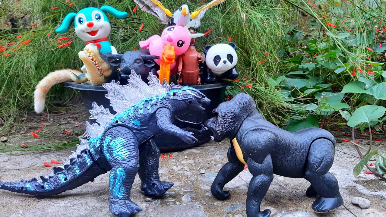 Godzilla Vs Kingkong Dinosaurus Buaya Kuda Elang Panda Kerbau Kelinci ...