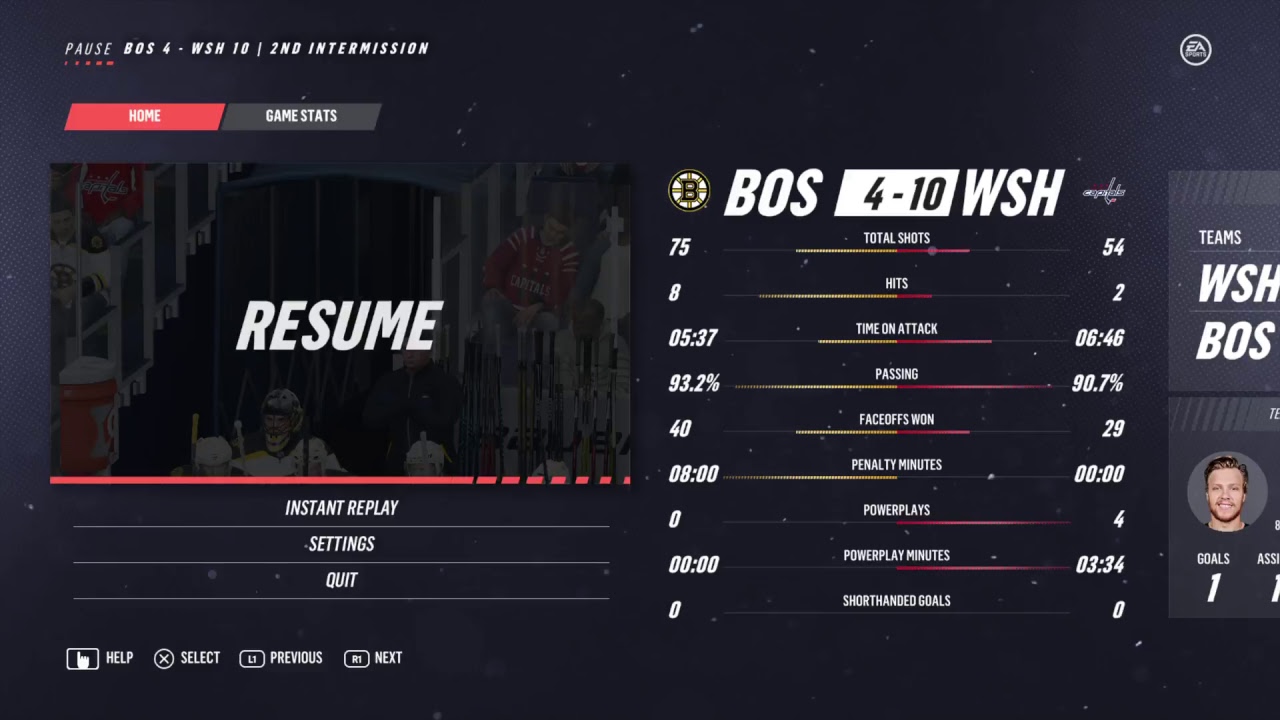 NHL 19 PS4 Pro Gameplay - YouTube