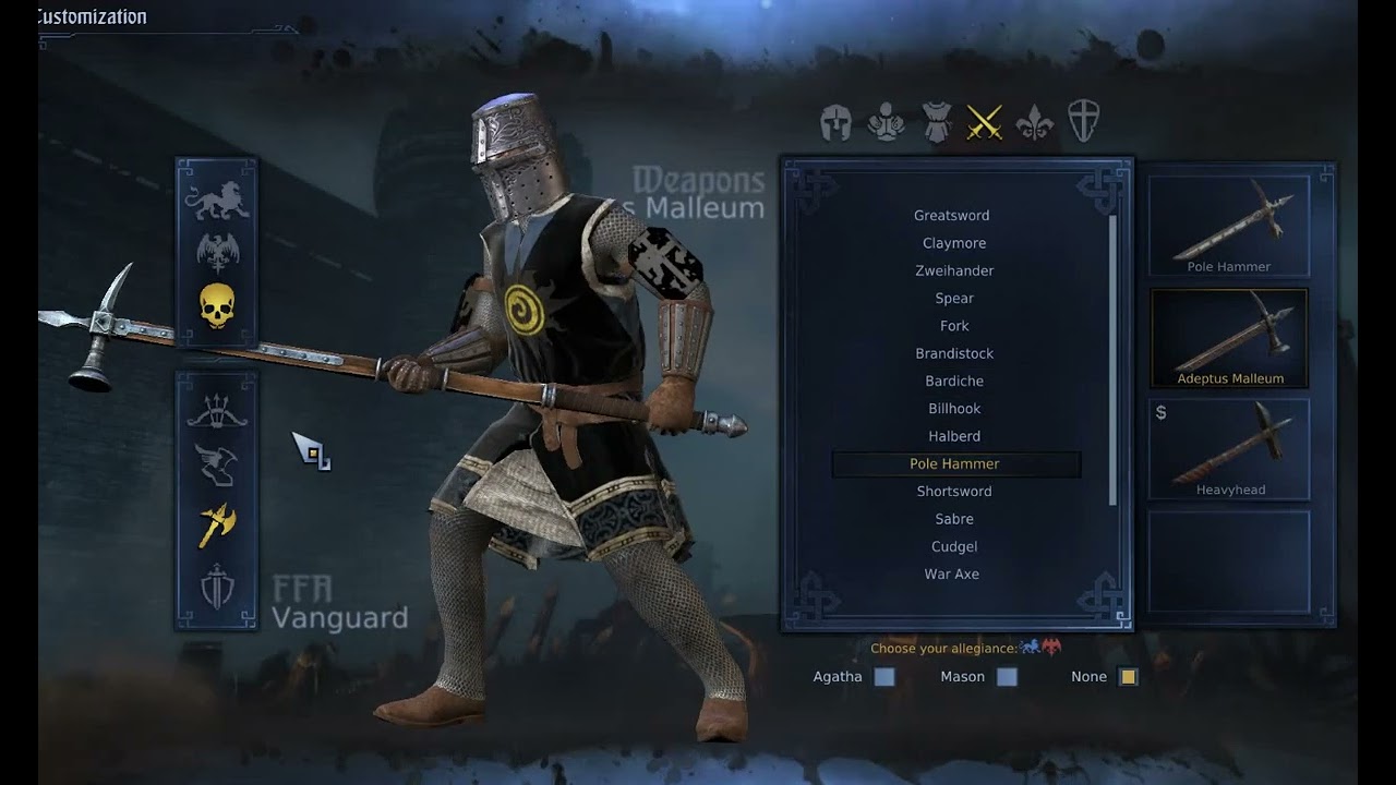 Chivalry Medieval Warfare Weapons