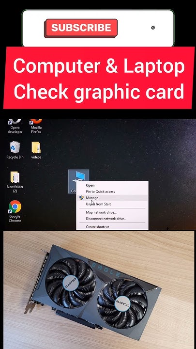 how to check pc graphic card - YouTube