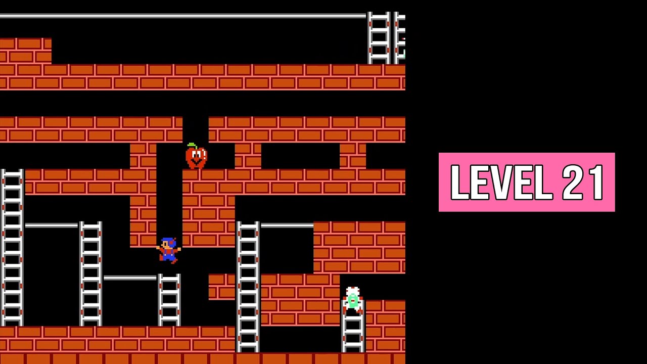 Lode Runner. Level 21. Nes games - YouTube