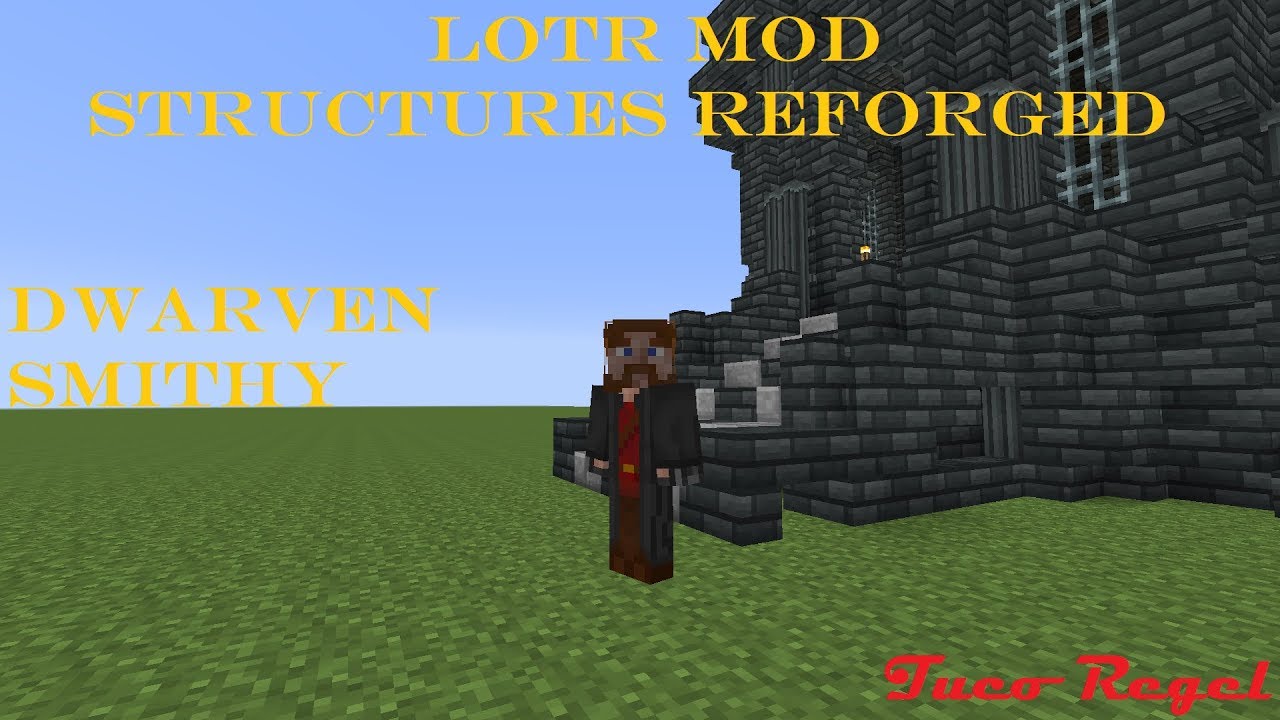 Lotr Mod Structures Reforged - Dwarven Smithy!! - YouTube
