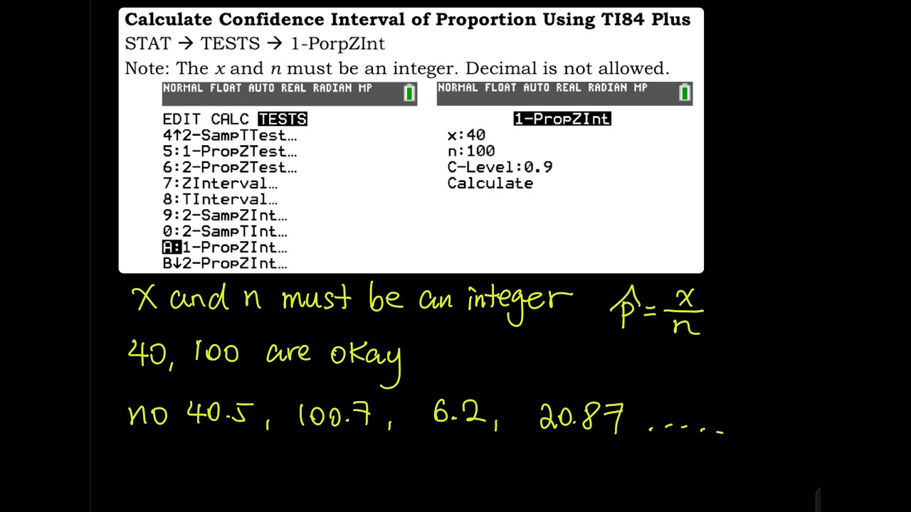 8.3 Part 2/4: Calculate One-Sample Proportion Confidence Interval on ...