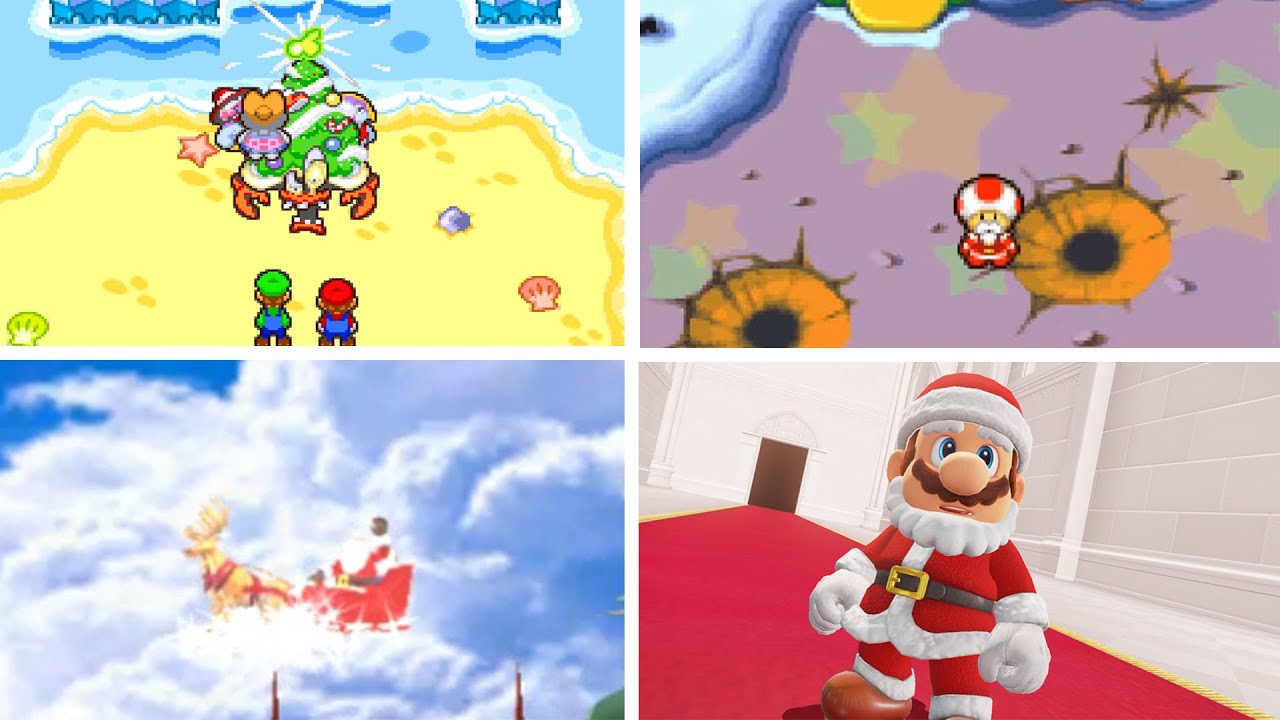 Evolution Of Santa Claus References in Super Mario Games (1996 - 2021 ...