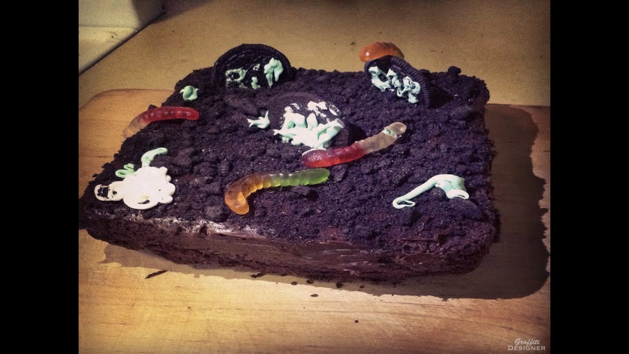 HOW TO MAKE A GRAVEYARD CAKE!!!!!!!!!!!!!!/baking - YouTube