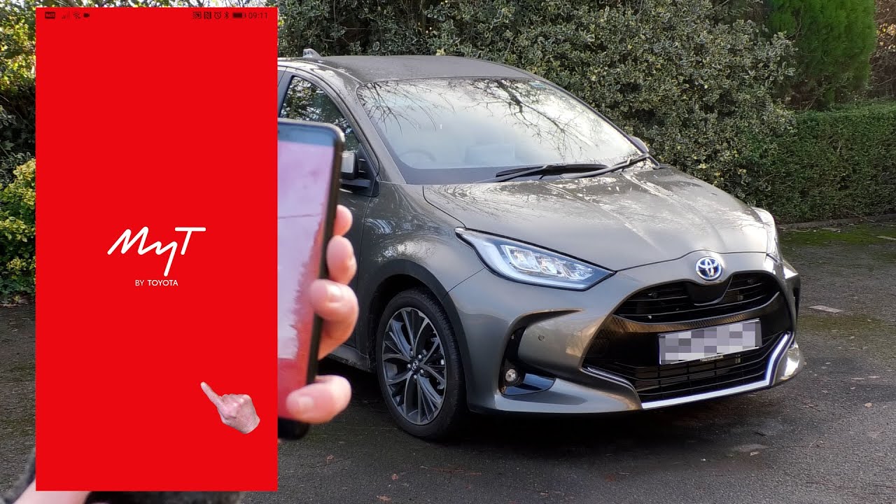 Toyota MyT app: Remote Start Climate Control - YouTube