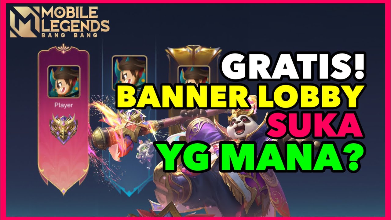 CARA GANTI BANNER LOBBY HADIAH ULANG TAHUN KE-8 MOBILE LEGENDS‼️ - YouTube