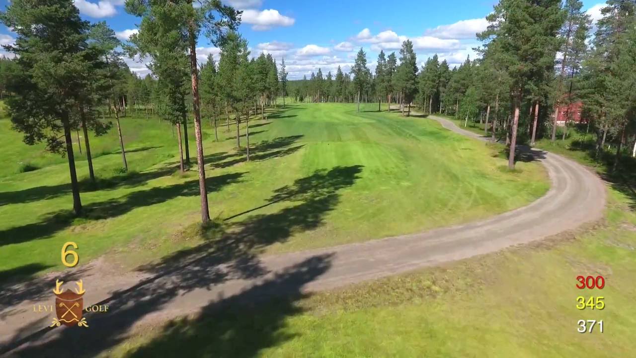 Levi Golf väylä 6 - YouTube