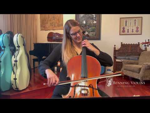 Fine 1900 Cello Made by Collin - Mezin Violinmaking Firm For Sale
