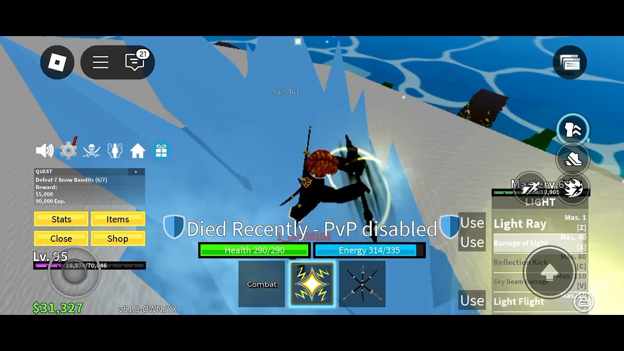 roblox blocks fruit part 6 - YouTube