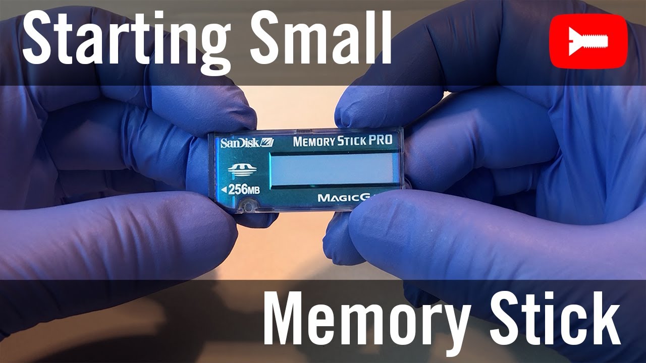 Disassembling a Memory Stick - YouTube