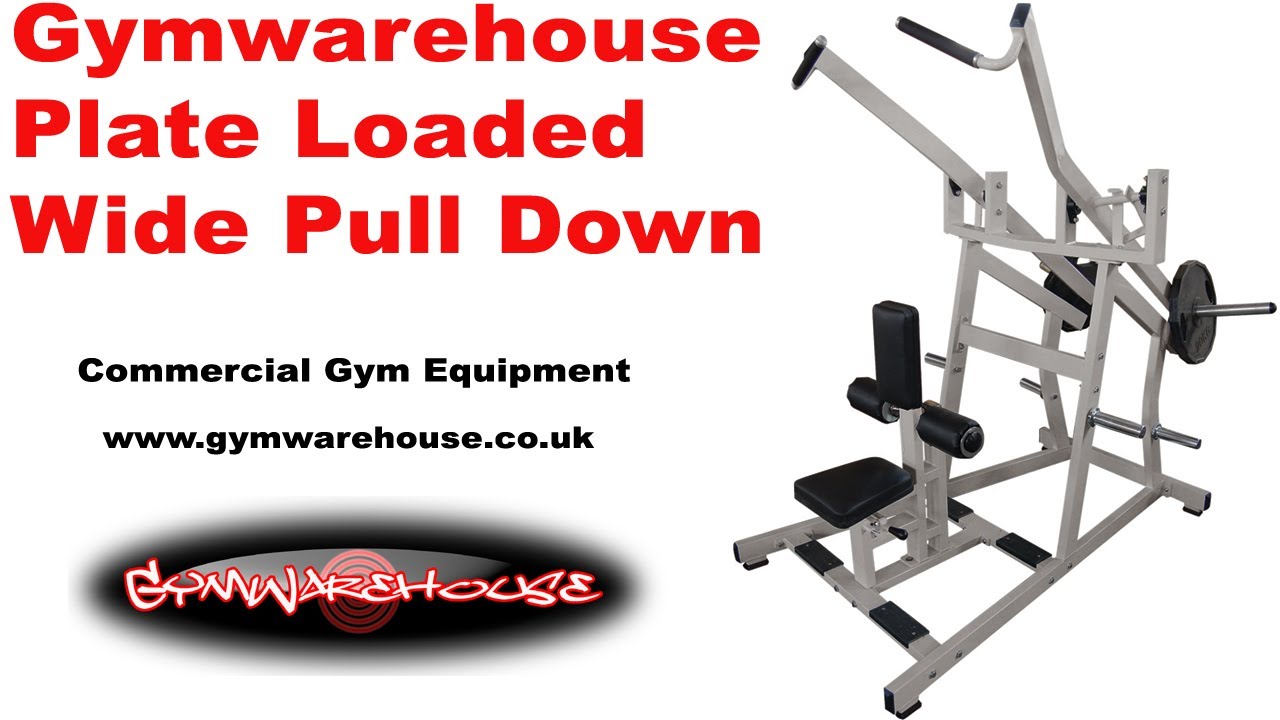 Iso Lat Plate Loaded Wide Pulldown - YouTube