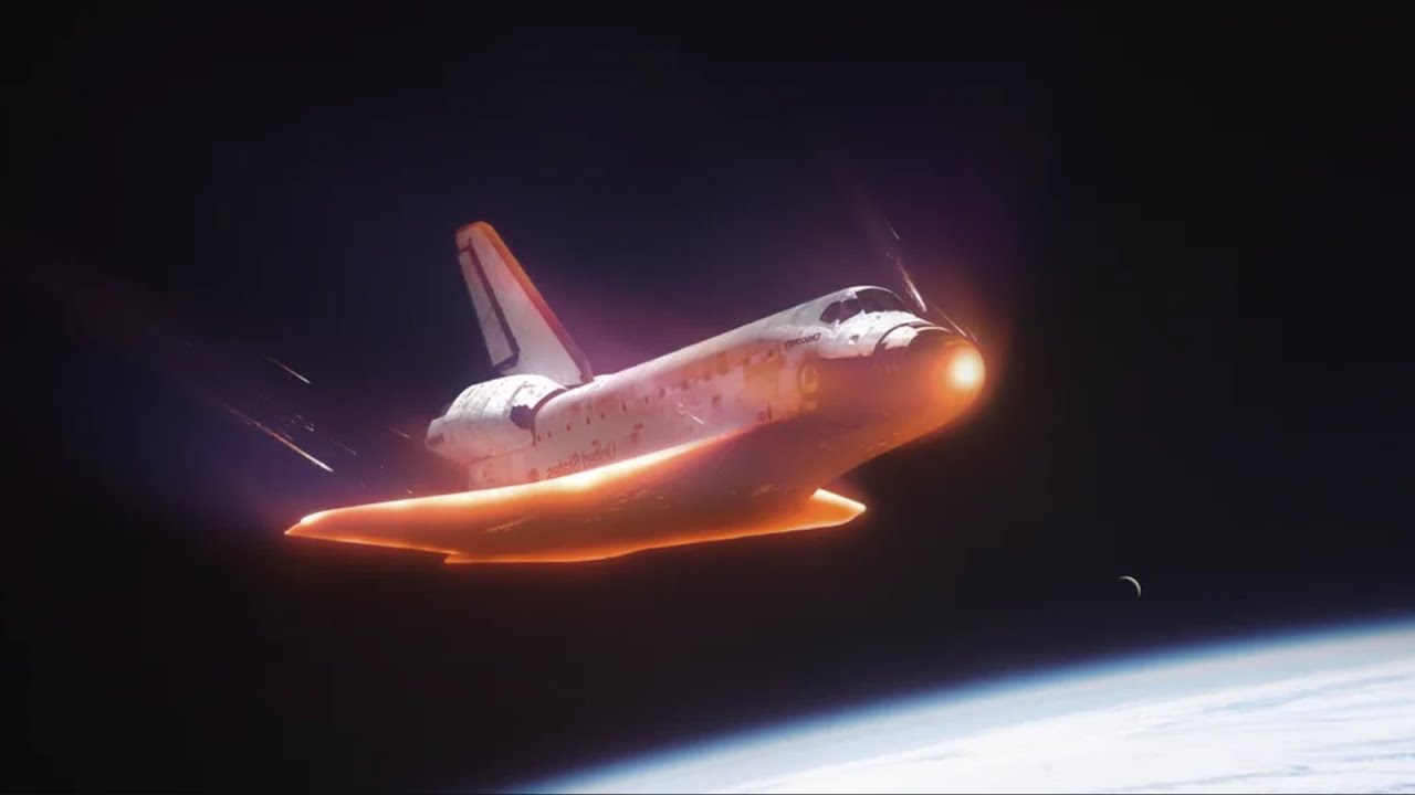 Landing a Space Shuttle from Orbit (Kerbal Space Program) - YouTube