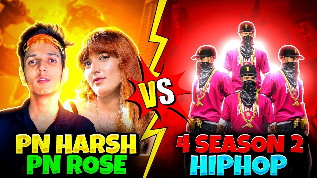 Pn Harsh & Pn Rose vs 4 Season 2 Player's || Destroying OverPowered Hip ...