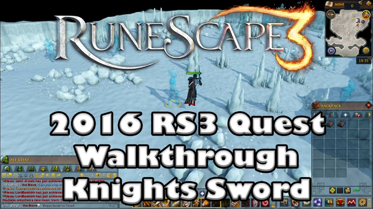 RS3 Quest Guide - Knights Sword - 2017(Up to Date!) - YouTube