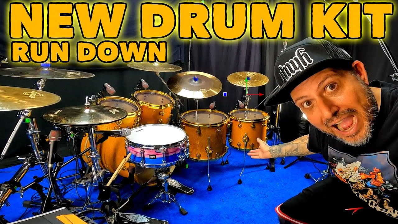 NEW DRUM KIT RUNDOWN - YouTube